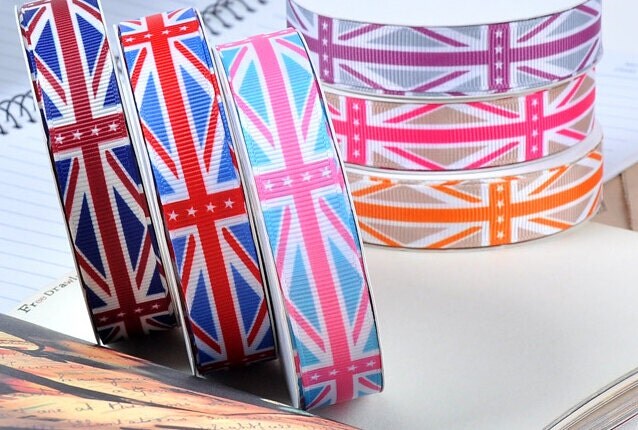 100y Unique Diy Ribbon Printed Grosgrain ribbon for by SweetyDIY