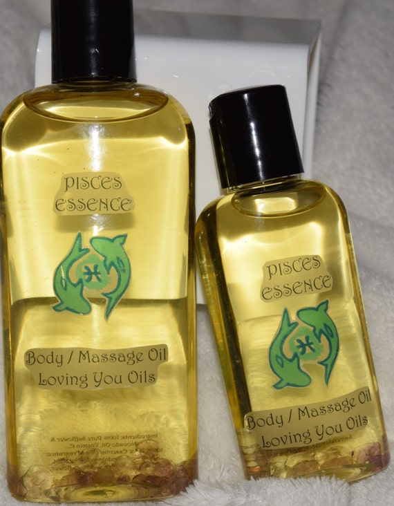 Pisces Essence Body / Massage Oil with by LovingYouOilsAndMore