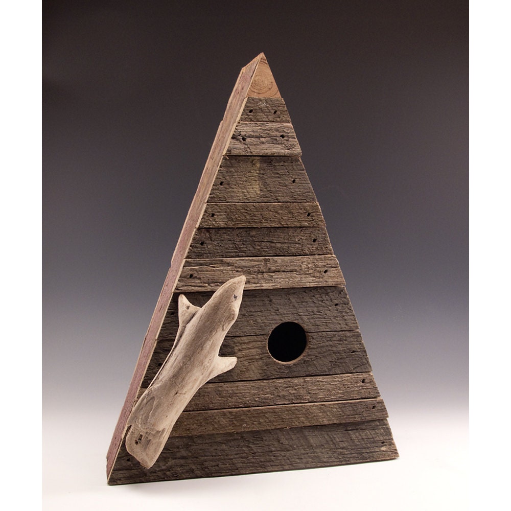 Custom A Frame Bird House by MellowsEmporium on Etsy