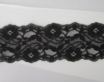 Popular items for black lace ribbon on Etsy