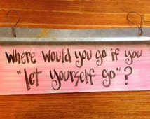 Popular items for painted metal sign on Etsy