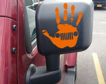 Jeep wave sticker | Etsy