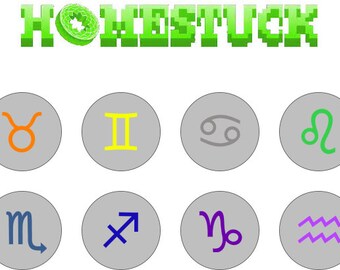 1" Homestuck Buttons