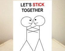 Unique stick together related items | Etsy