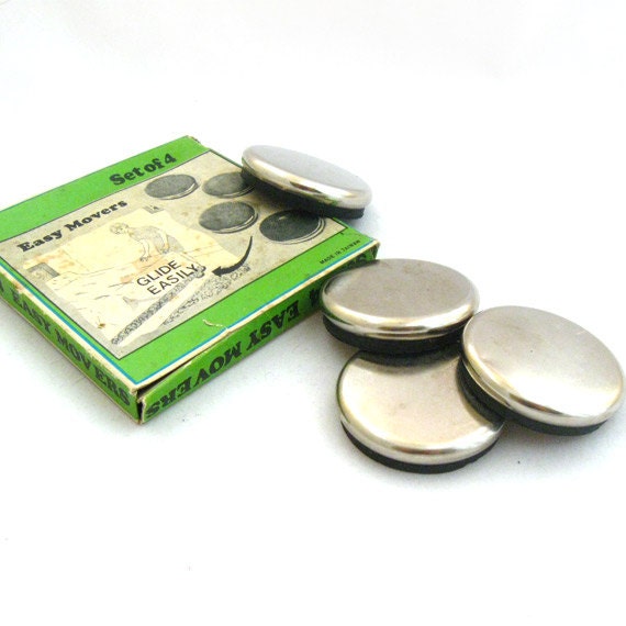 4 Vintage Furniture Sliders Easy Movers Set in Original Box – Haute Juice