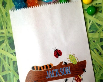 Bug Birthday party Bug Candy Bags Bug Favor bags Bug Party