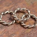 Twisted Link in Sterling Silver Closed Jump Ring by CathyDailey