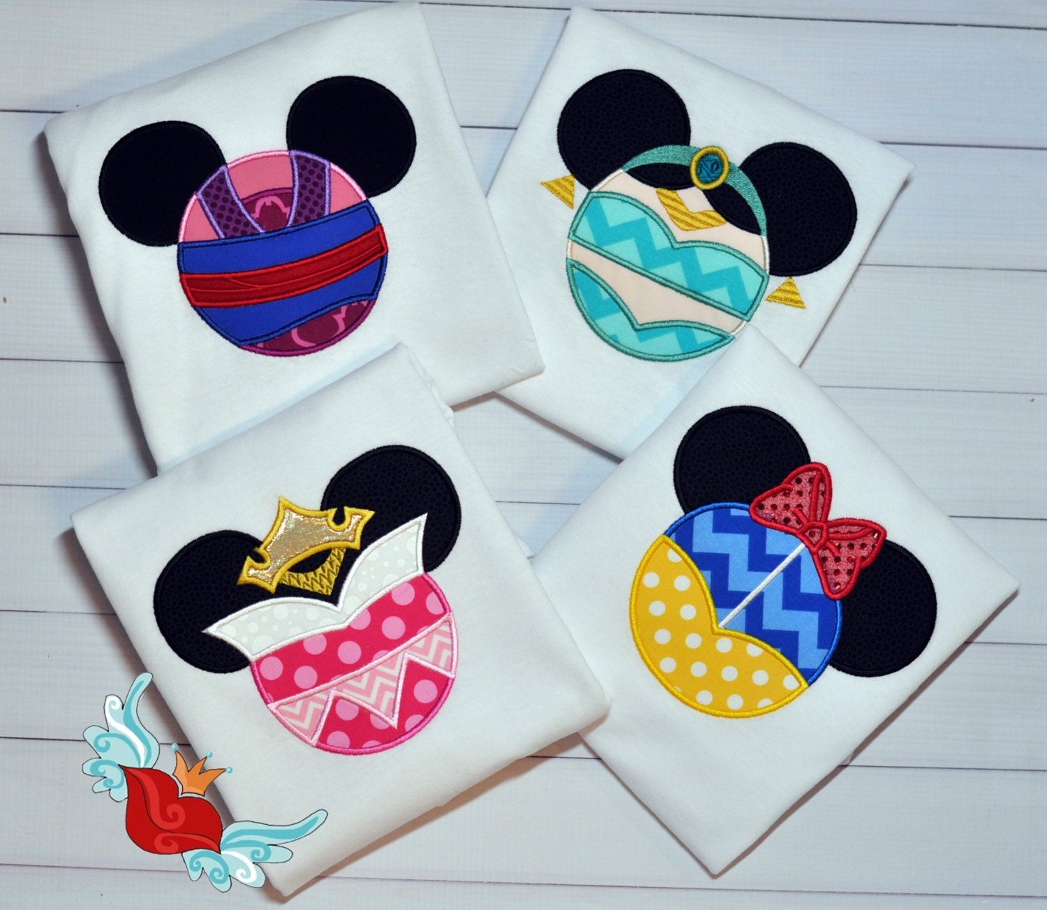 Personalized Disney Inspired Princess Mouse Ears