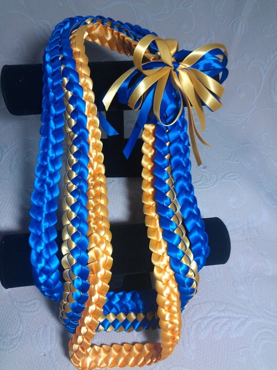 Single Braid Ribbon Lei by melokiadesigns on Etsy