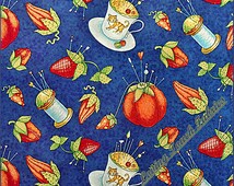 Popular items for sewing theme fabric on Etsy