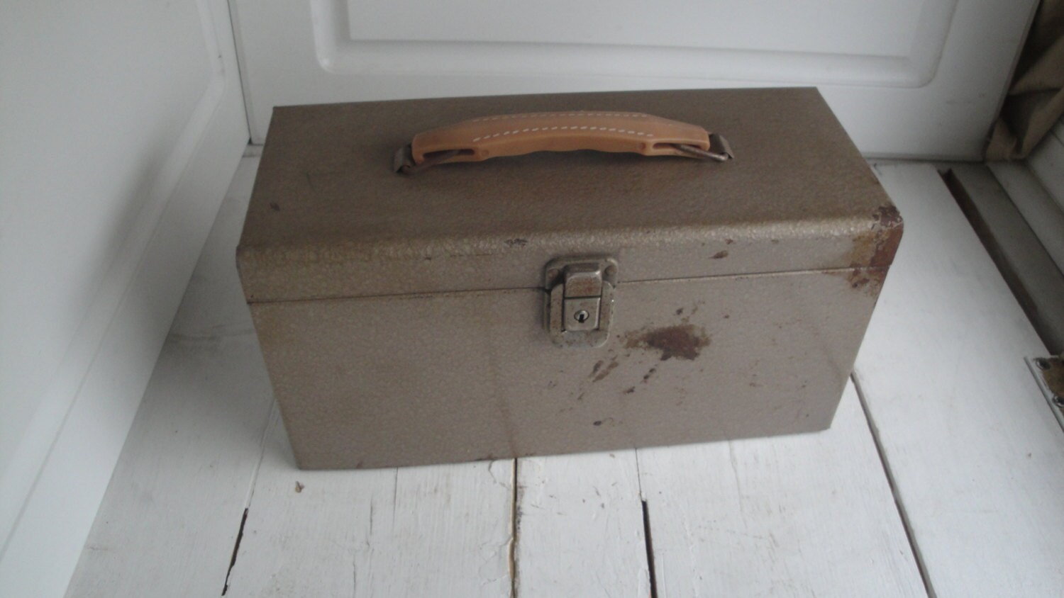 Vintage Metal File Box Brown Industrial Rusty – Haute Juice