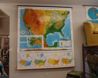 pull down map on Etsy, a global handmade and vintage marketplace.