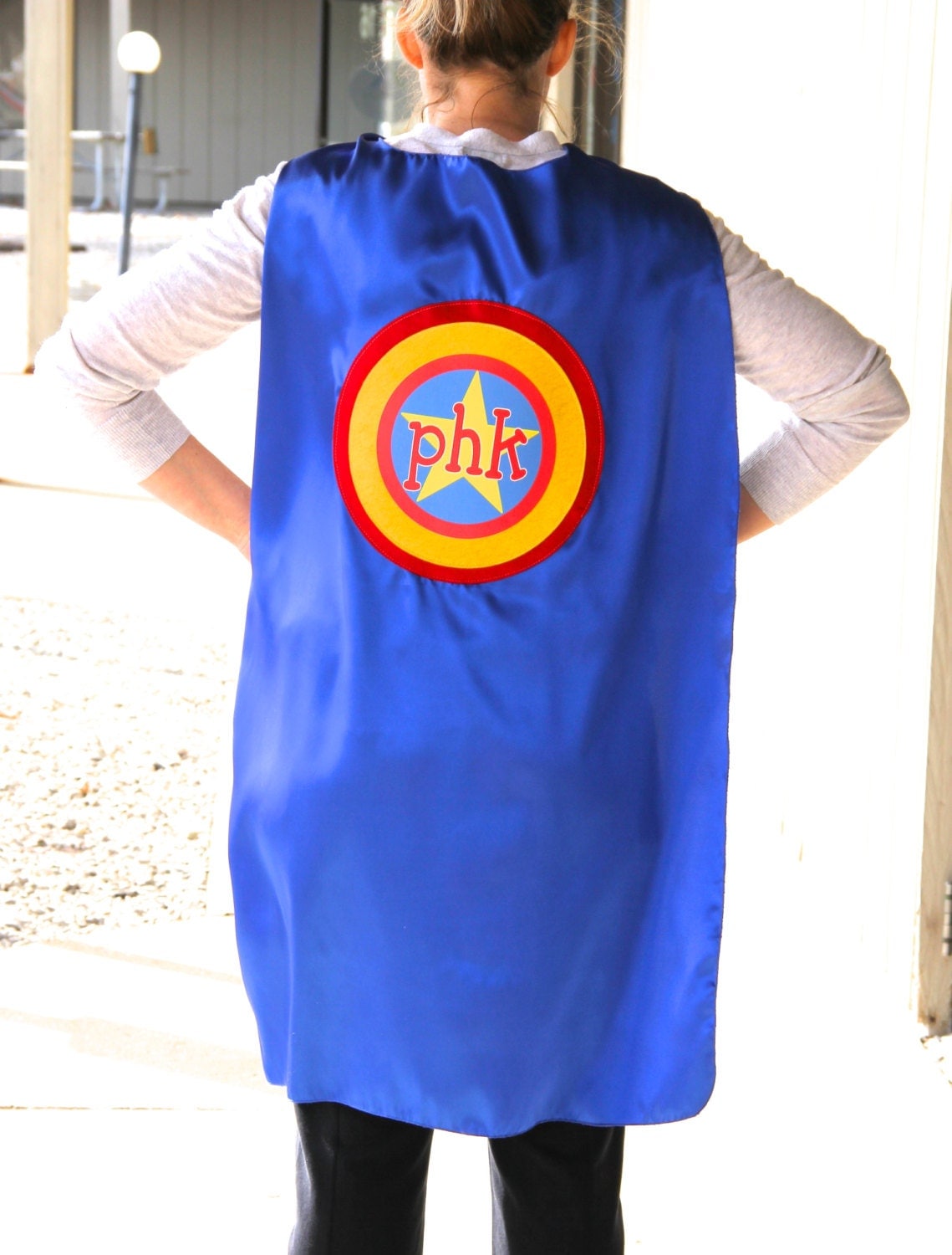 Personalized Adult SUPERHERO Cape Add your Business Name or
