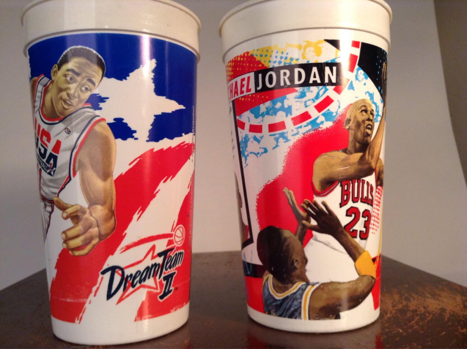 Vintage Set of 2 Plastic Cups Michael Jordan – Haute Juice
