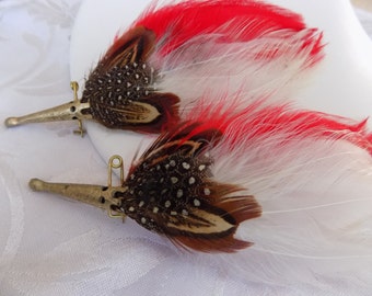 Unique peacock feather pin related items | Etsy