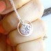 Sterling Silver Compass Necklace