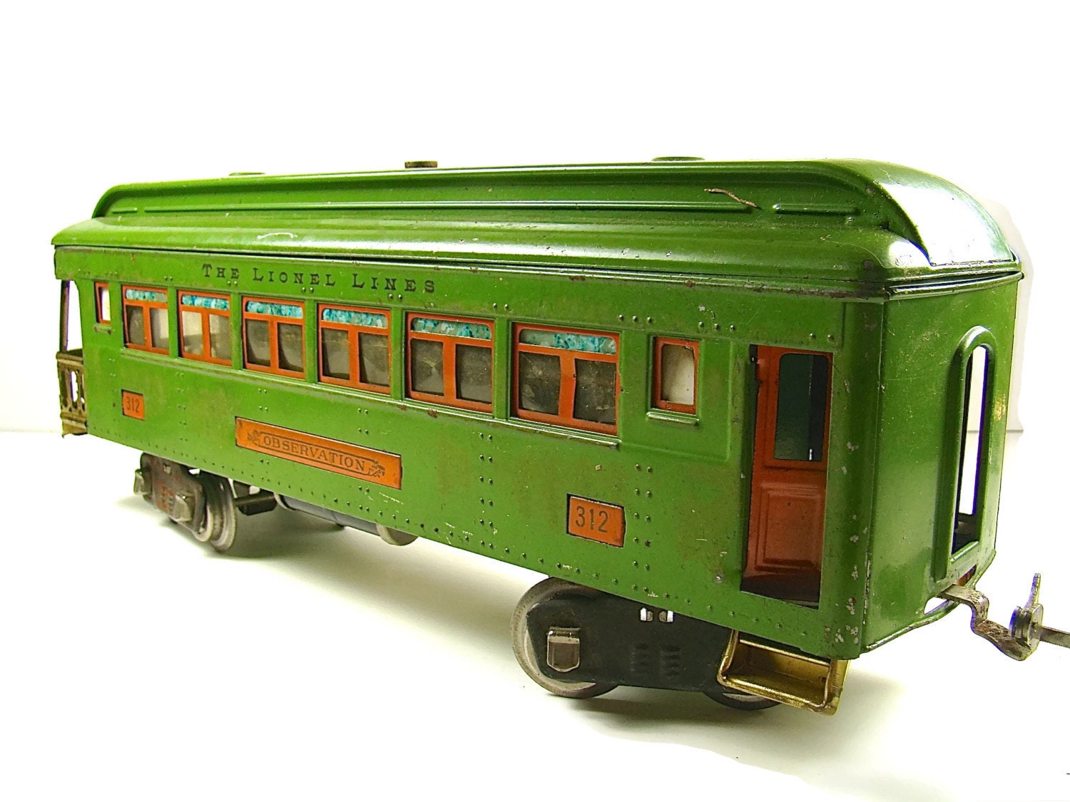 Antique Lionel Prewar Observation Car 312 With Box by shaunsattic