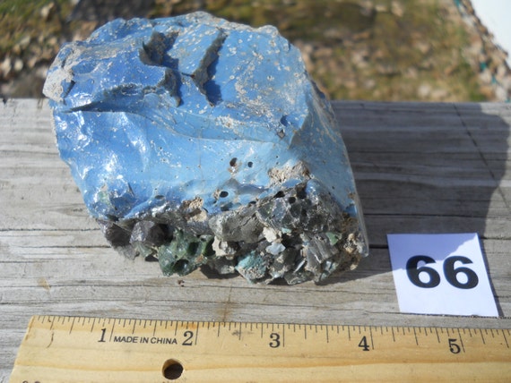 Leland Blue Stone Blue Slag Glass Lake Michigan Leland