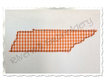 Tennessee Flag Circle only 2 choices Machine Embroidery