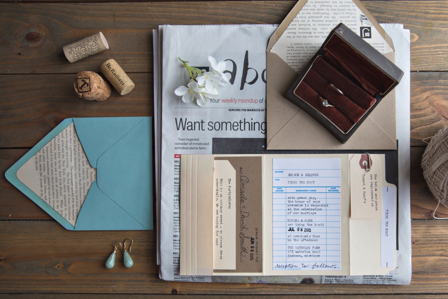 Wedding Invitations That Look Like A Book