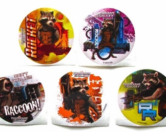 15 Guardians Of The Galaxy Rocket Raccoon Stickers Party Supply Favors ...