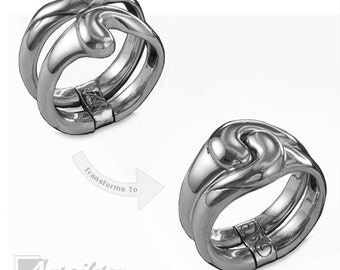 Jigsaw puzzle ring | Etsy