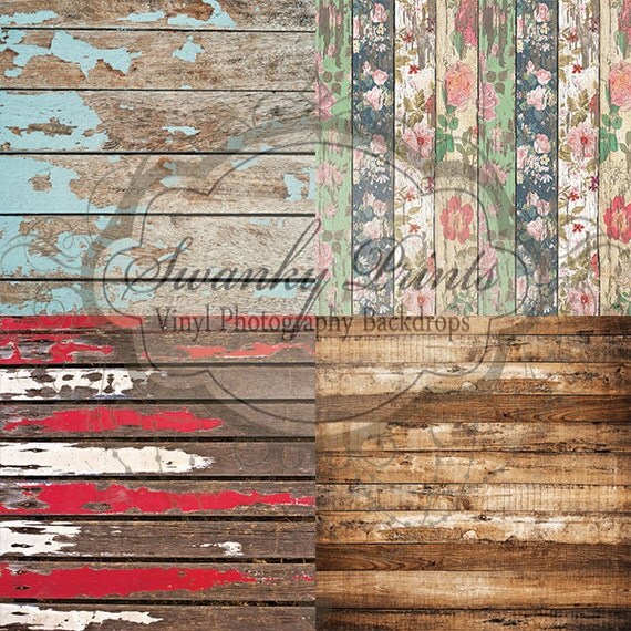 FOUR PACK COMBO / 2ft x 2ft Variety Backdrops Floordrops