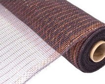 Popular items for brown deco mesh on Etsy