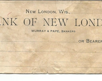 Old bank checks | Etsy