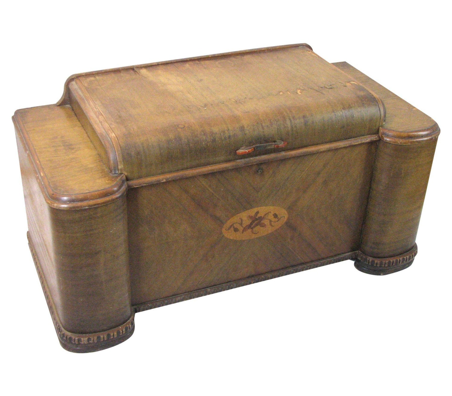 Rare Art Deco Roos Cedar Chest ~ Antique Storage Chest, Vintage Cedar ...
