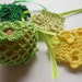 Crochet Easter Egg Cover Cozy Set of 4 Hand Crocheted Easter