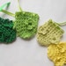 Crochet Easter Egg Cover Cozy Set of 4 Hand Crocheted Easter