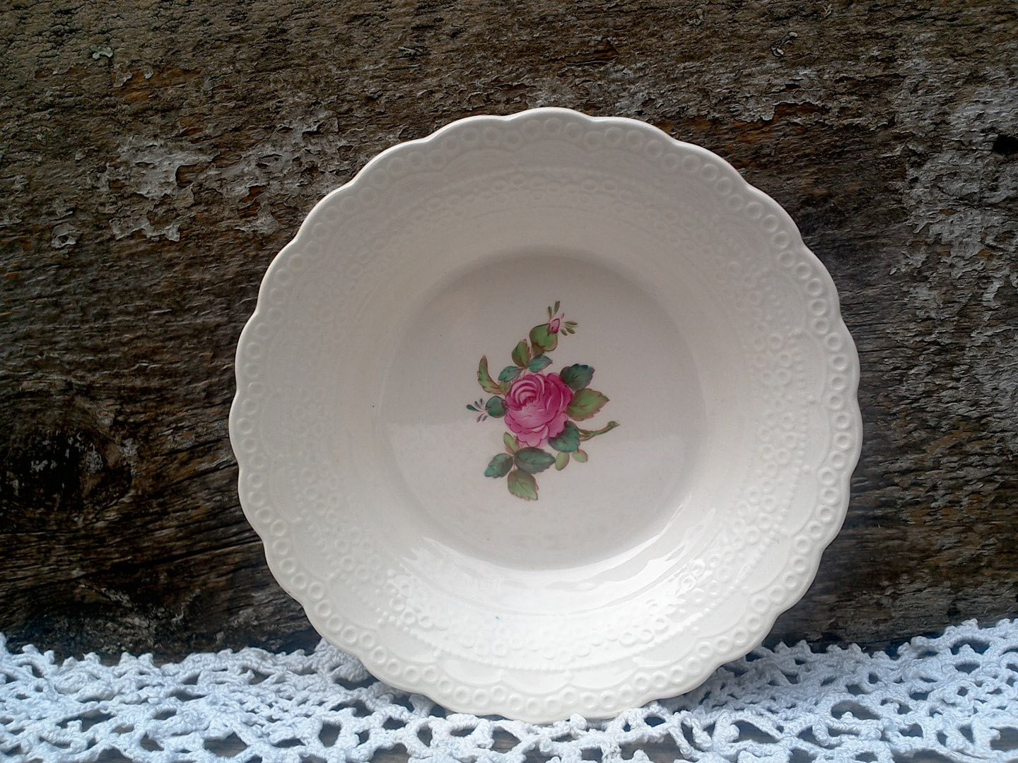 Vintage Spode’s “Billingsley Rose” Berry Bowl, Small Dish, Spode Jewel ...