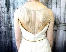 Popular items for bridal back necklace on Etsy