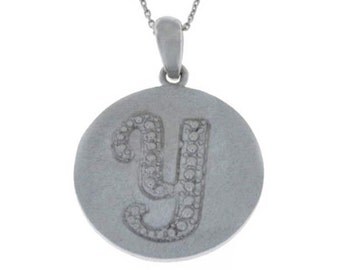 Letter y necklace | Etsy