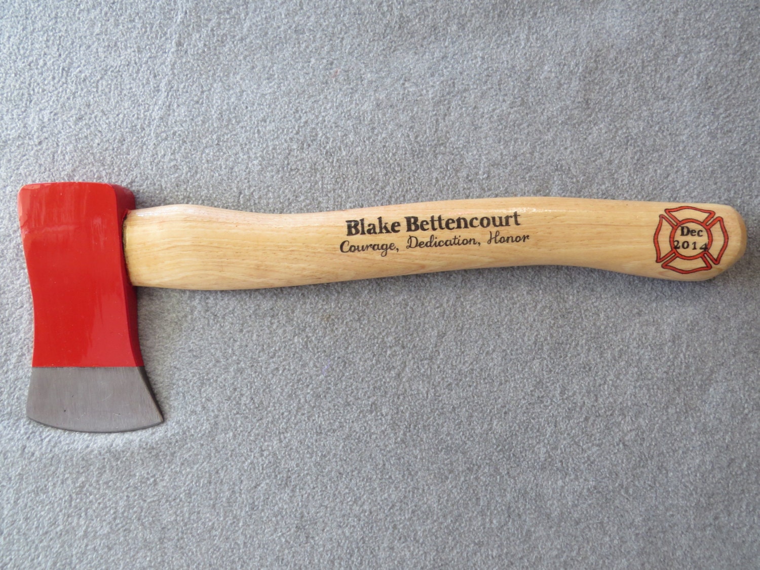 Personalized Firefighter Axe Promotion/Name