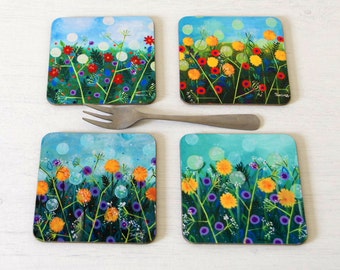 Painting coasters | Etsy