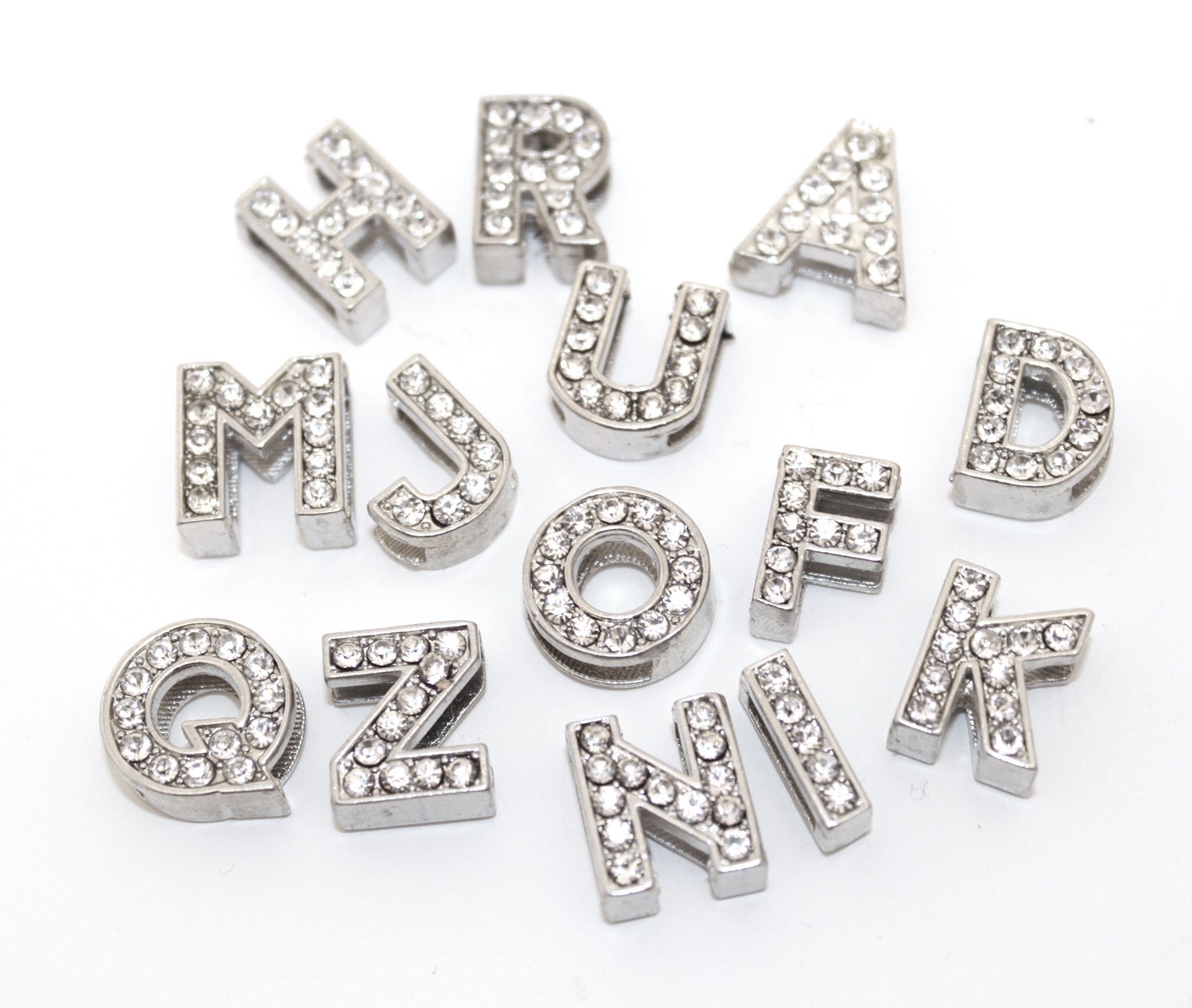 10mm Rhinestone Alphabet Name Letters for by SpilledGlitterSTL