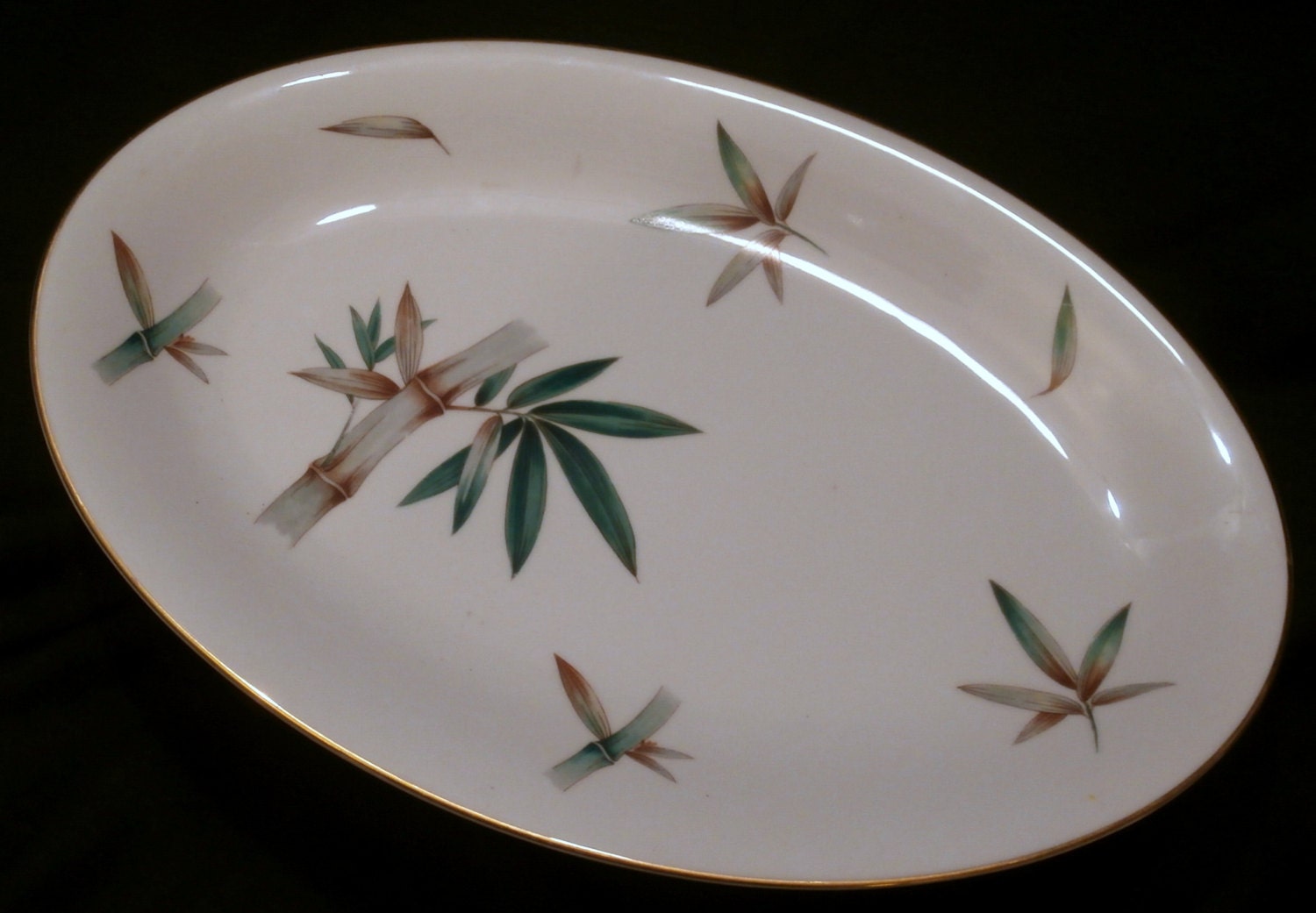 Noritake Vintage ‘CANTON’ (Bamboo) Pattern 16″ Serving Platter; New ...