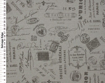 Unique paris script fabric related items | Etsy
