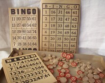 Popular items for vintage bingo cards on Etsy
