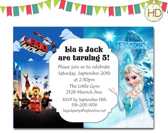 Popular items for split invitation on Etsy