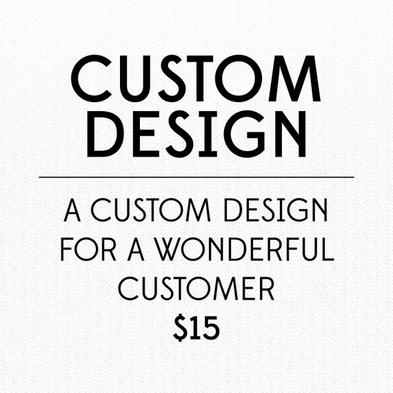 Custom Design by CreativeUnionDesign on Etsy
