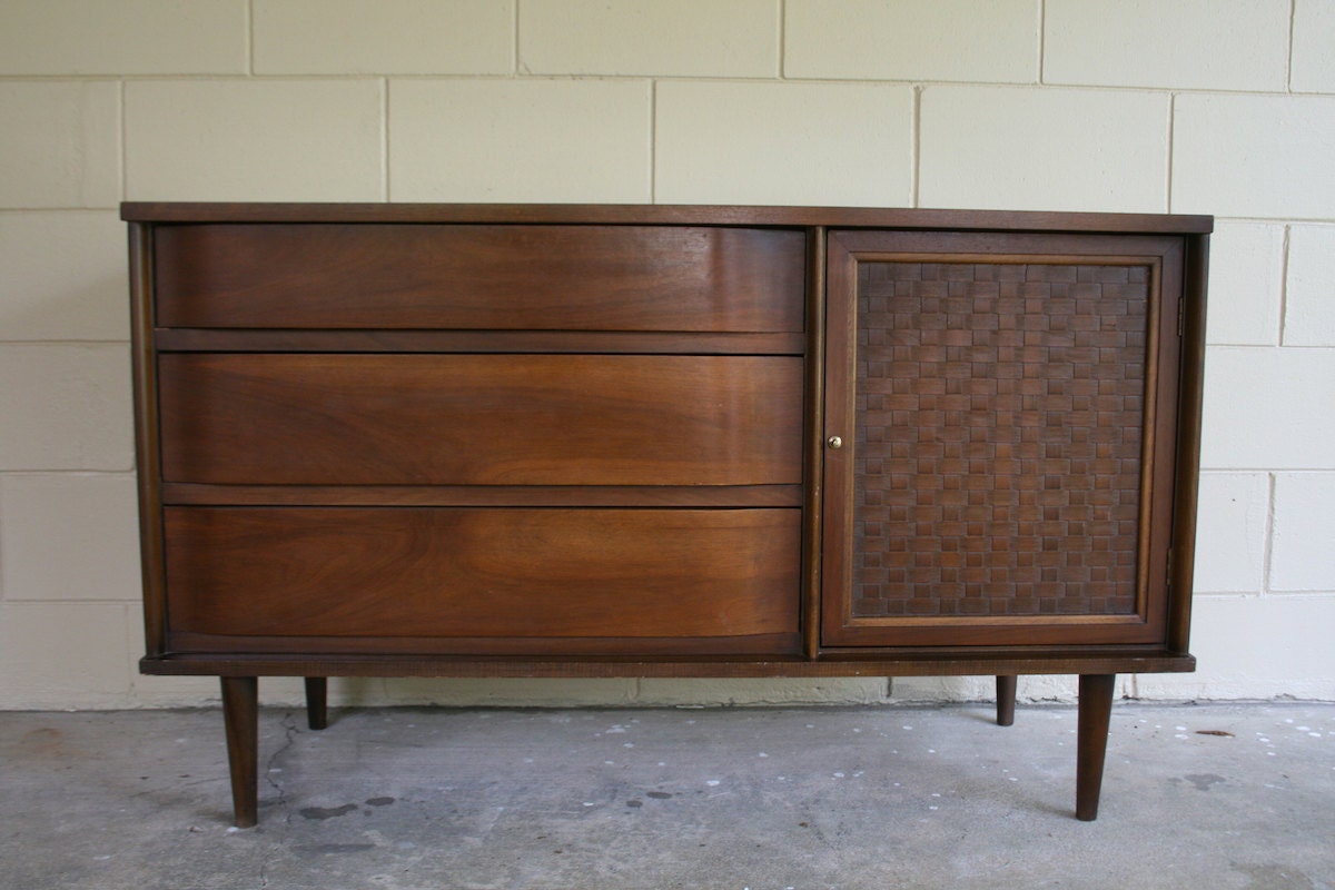 Mid Century Modern Sideboard Credenza – 1950s 1960s Vintage Server ...