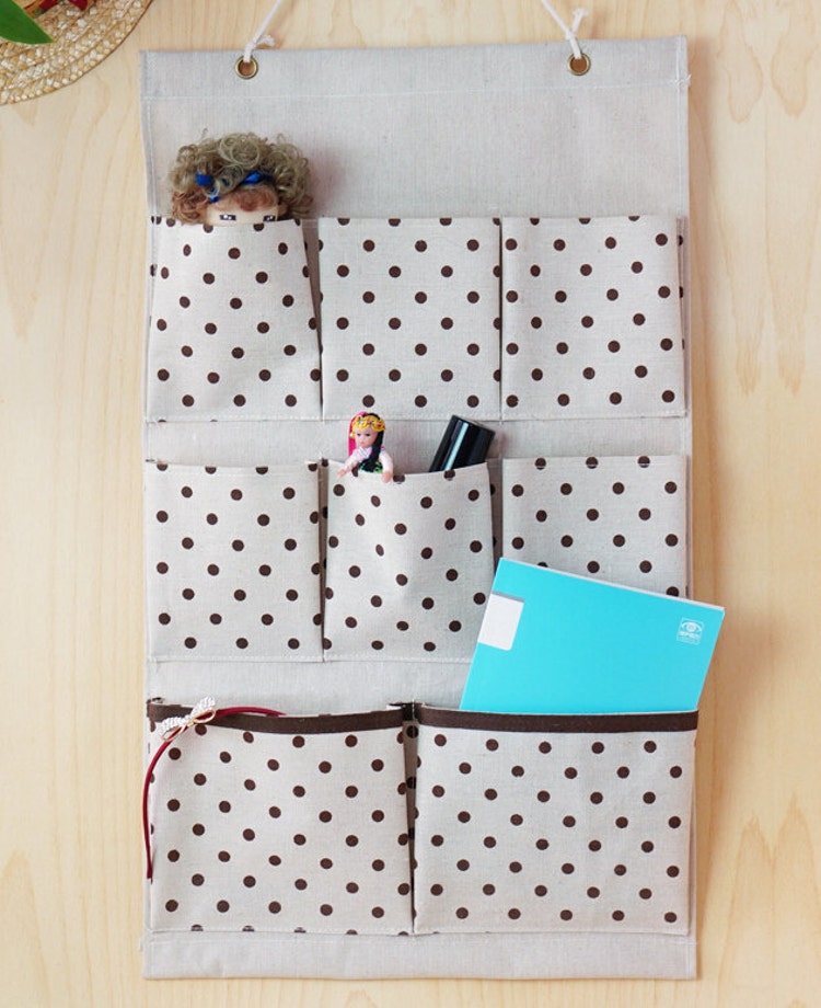8 pockets storage pocket /wall pocket / wall storage by Sunncry