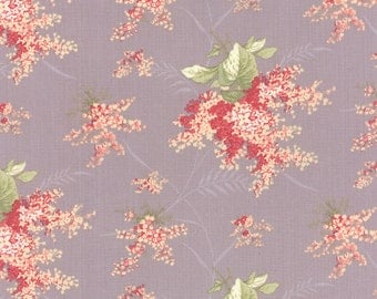Lilac floral fabric | Etsy