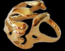 Popular items for big bold gold on Etsy