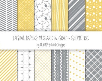 Gray Kraft Digital Paper Hand Drawn Seamless by nubeDigitalPapers