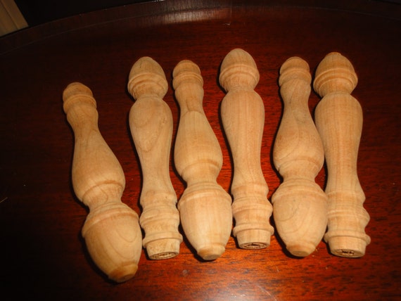 Wooden Handmade Dowel Handles For Rolling by BlairsHouseofVintage