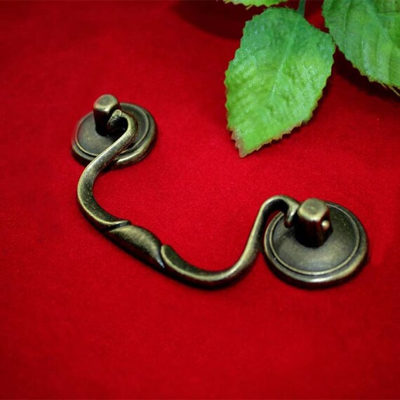Classical Drop Handle Metal Bronze Color Drawer European